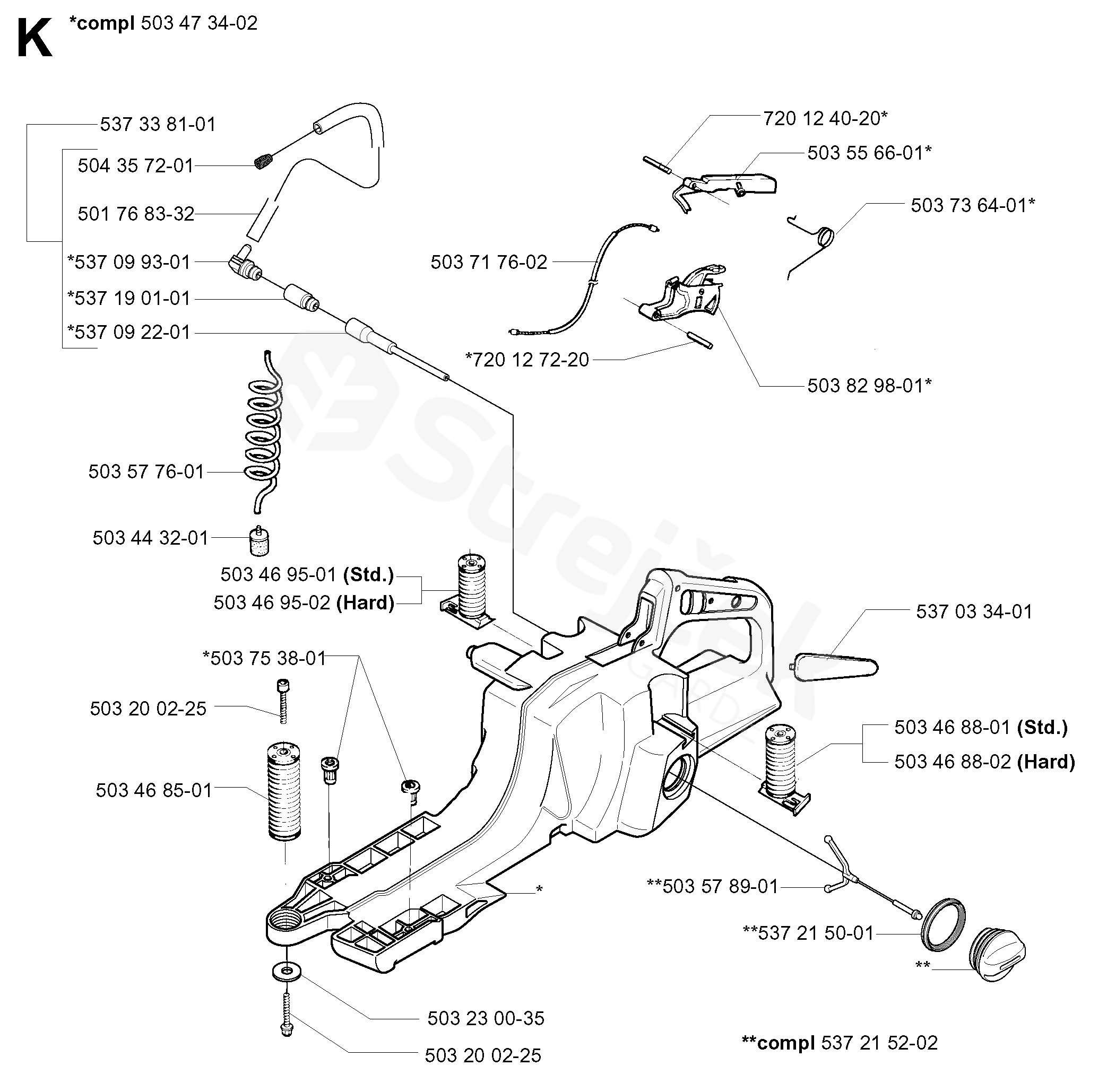 Spare parts - Partlist - 395 XP 395 XP EPA, 2005-05 - FUEL TANK ...