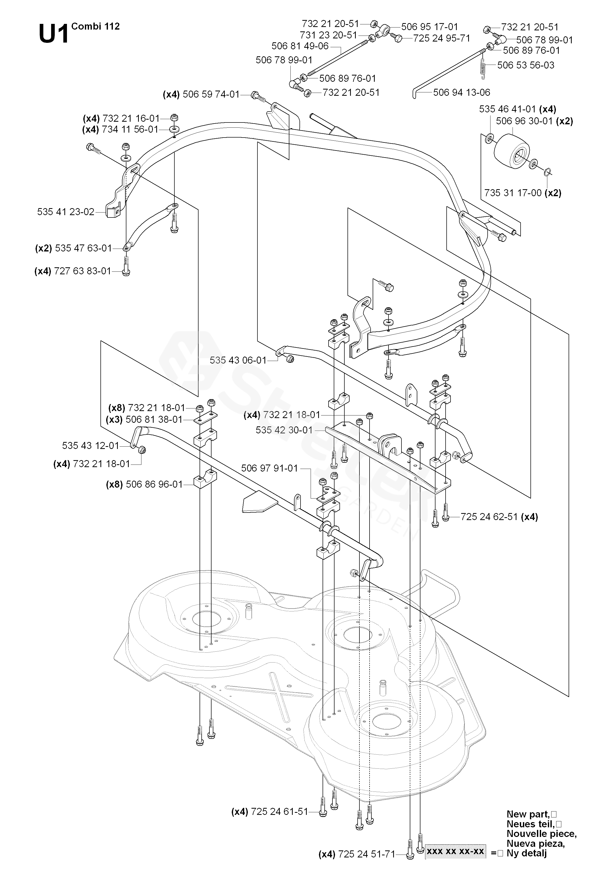 Spare parts - Partlist - RIDER PRO 18 RIDER PRO 18, 953521901, 2007-03 ...