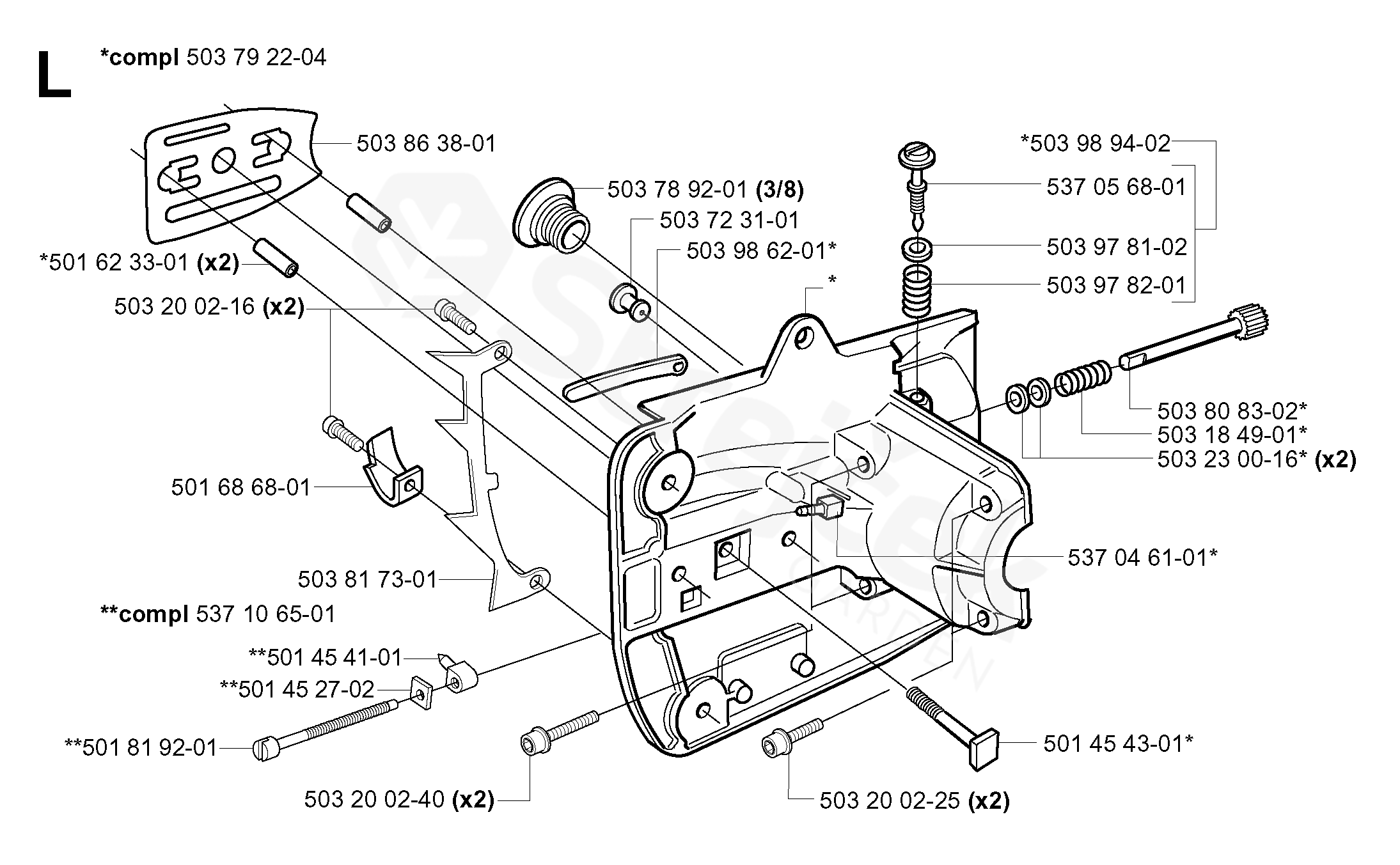 Spare parts - Partlist - 334 T 334 T, 2003-05 - CRANKCASE | sGarden.cz