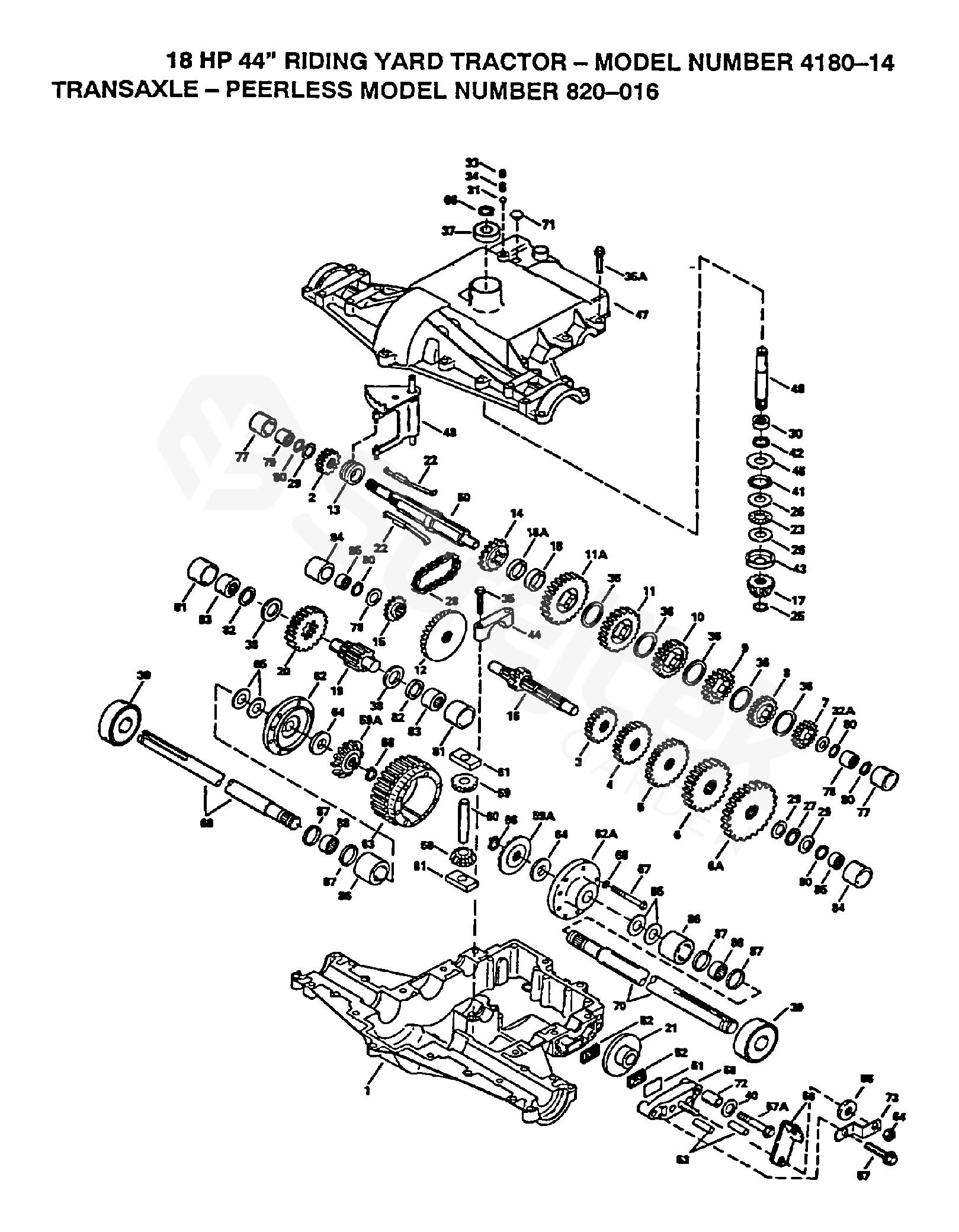 Spare parts - Partlist - 418014 418014, 2006-01 - TRANSMISSION | sGarden.cz