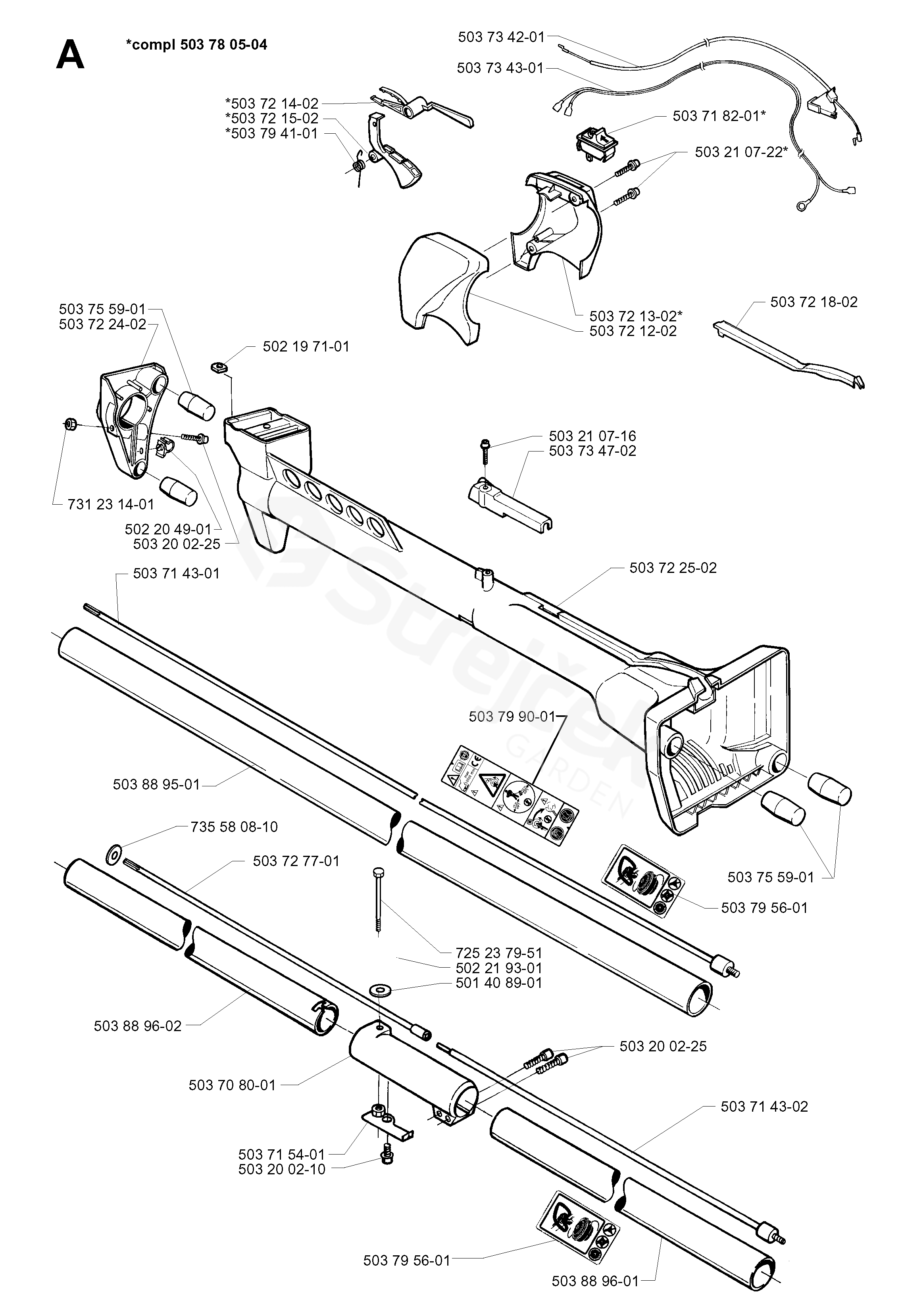 Spare parts - Partlist - GR2026 GR2026, 1997-02 - SHAFT & HANDLE ...
