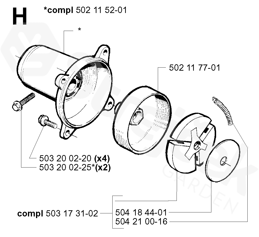 Spare parts - Partlist - 245 245, 2001-01 - CLUTCH | sGarden.cz