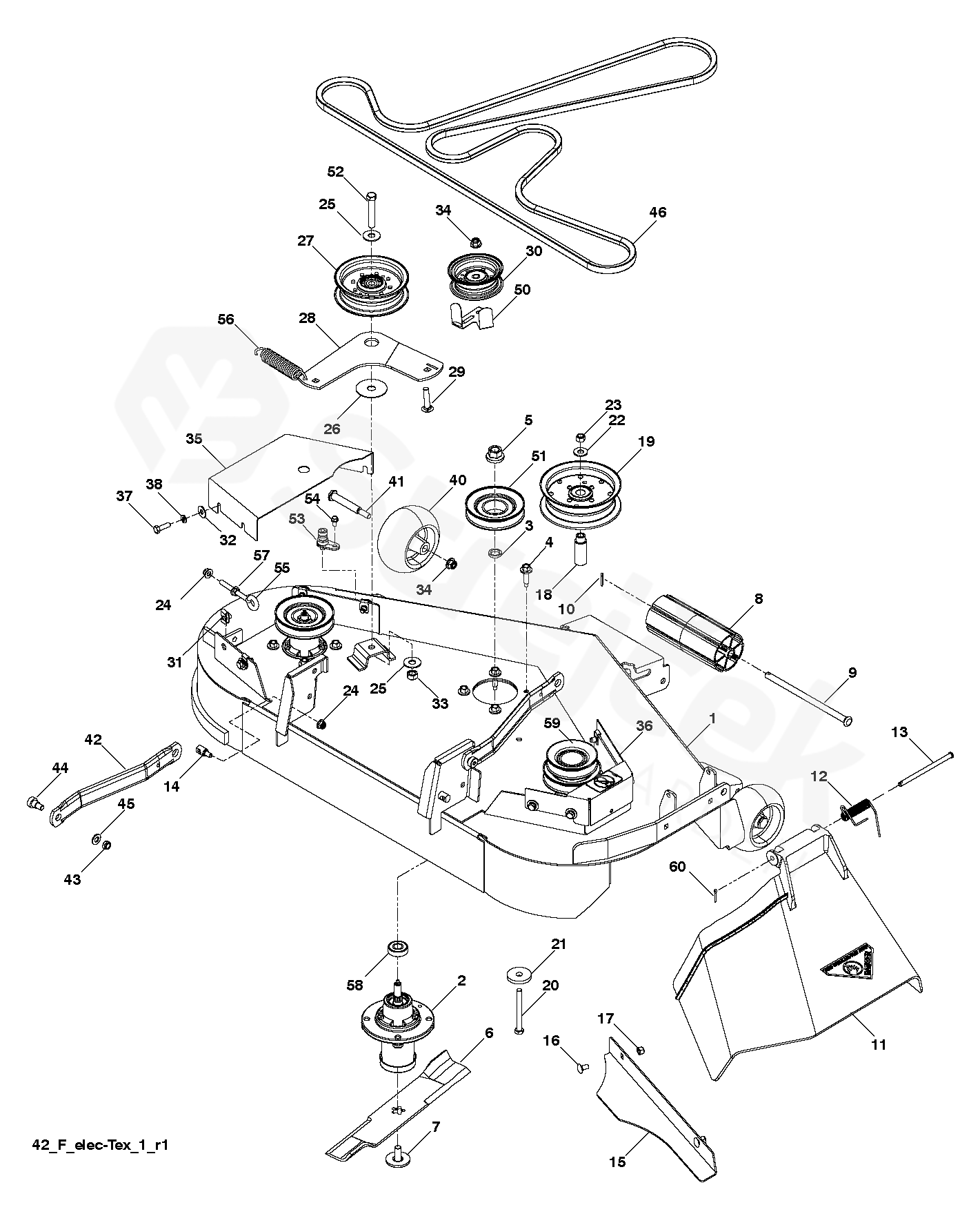 Spare parts - Partlist - YTH2242 TDF YTH2242 TDF, 96041017301, 2010-03 ...