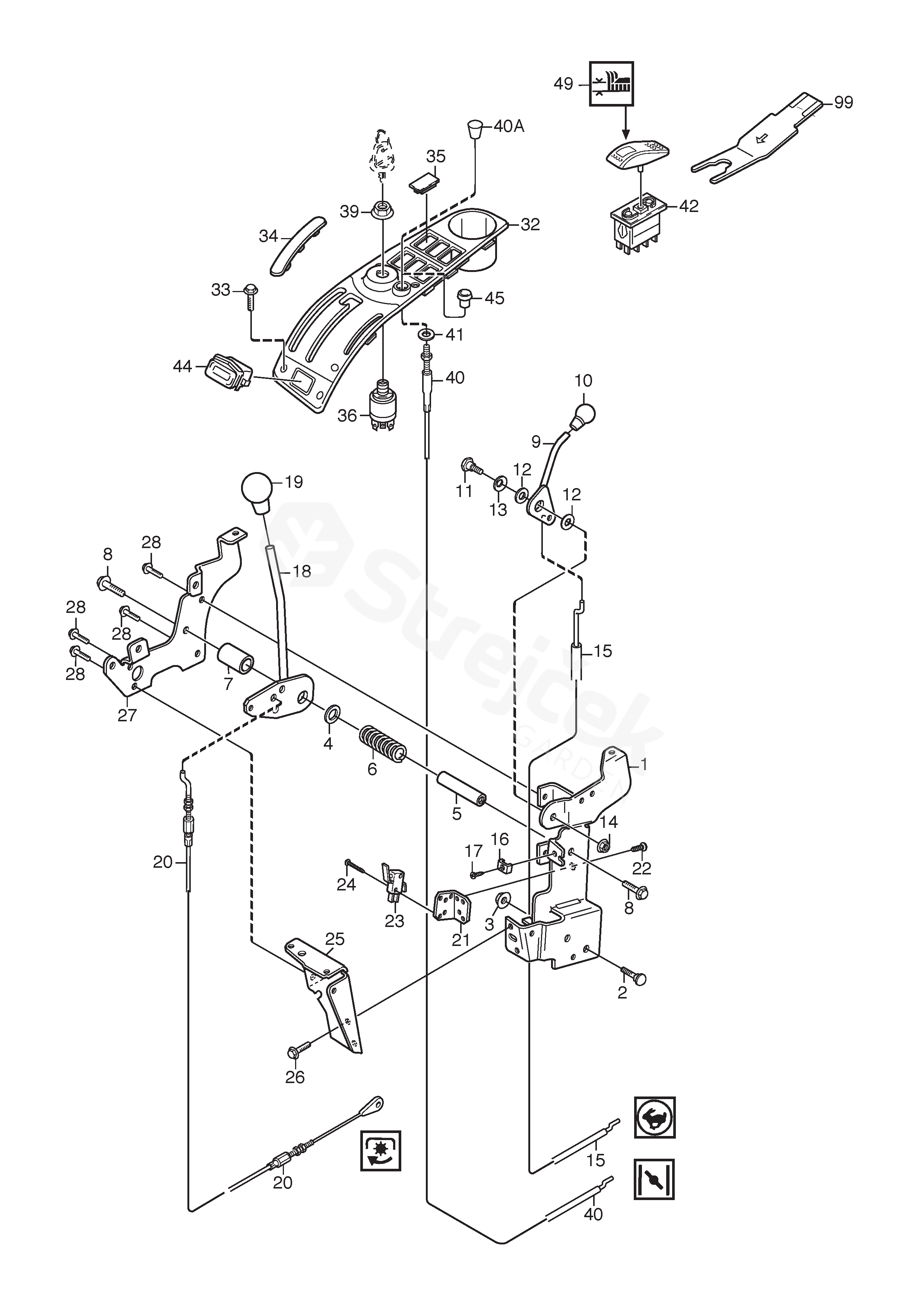 Spare parts - Partlist - PARK PLUS STIGA PARK PLUS STIGA (2013) - Hand ...