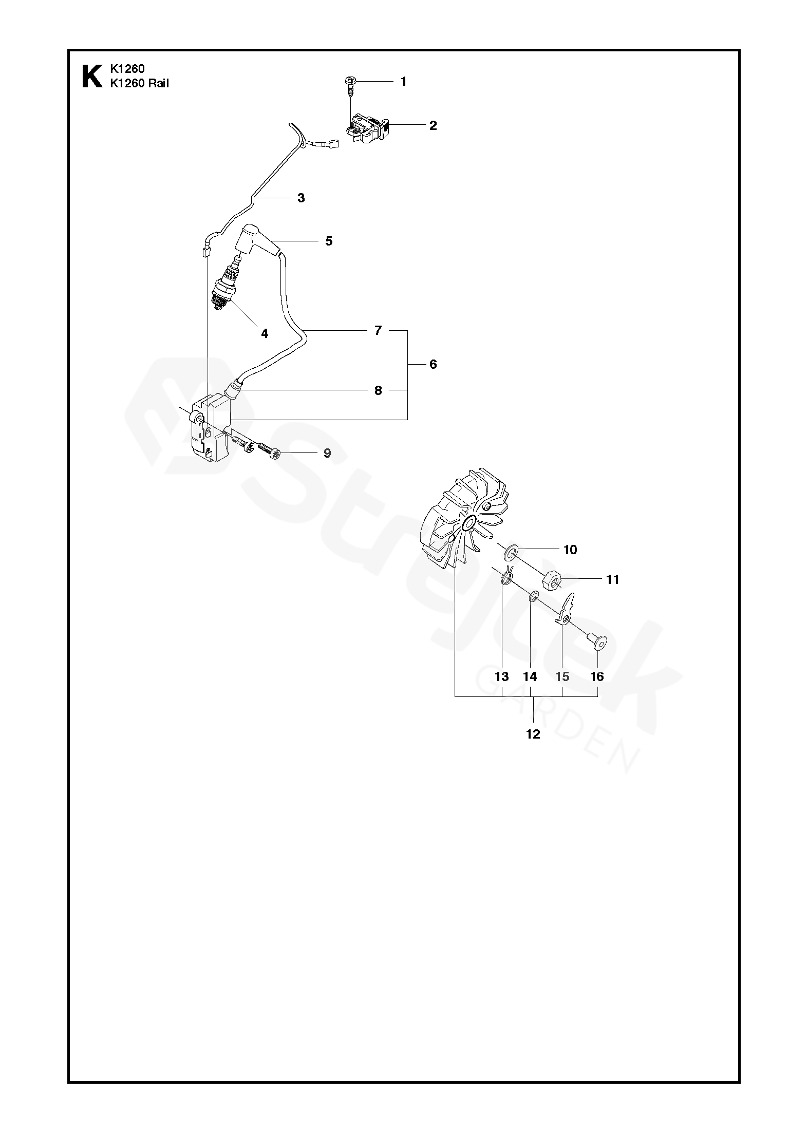 Spare parts - Partlist - K1260 K1260, K1260 Rail, 2010-10 - IGNITION ...