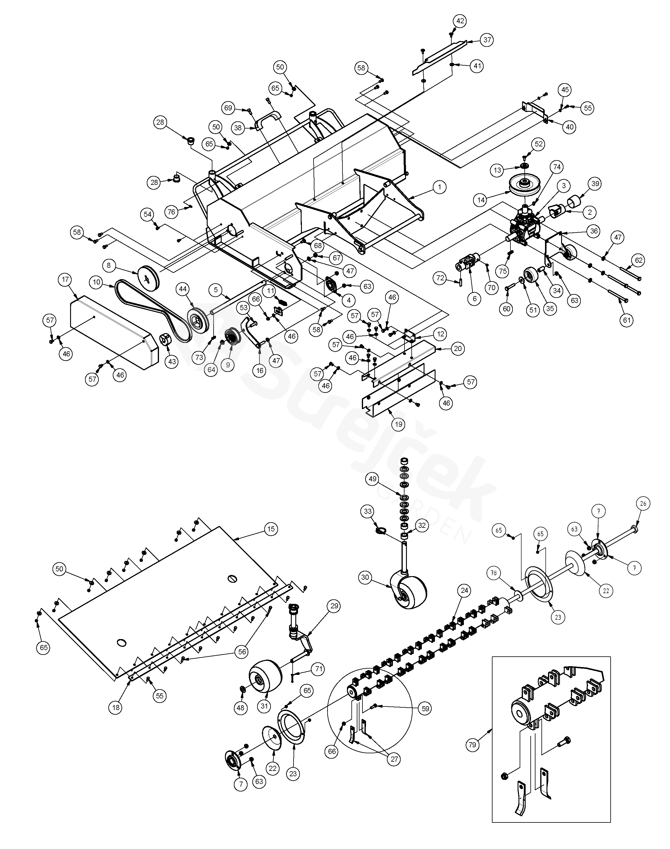 Spare parts - Partlist - FLAIL MOWERS FLAIL MOWER, T-60369, 596289201 ...