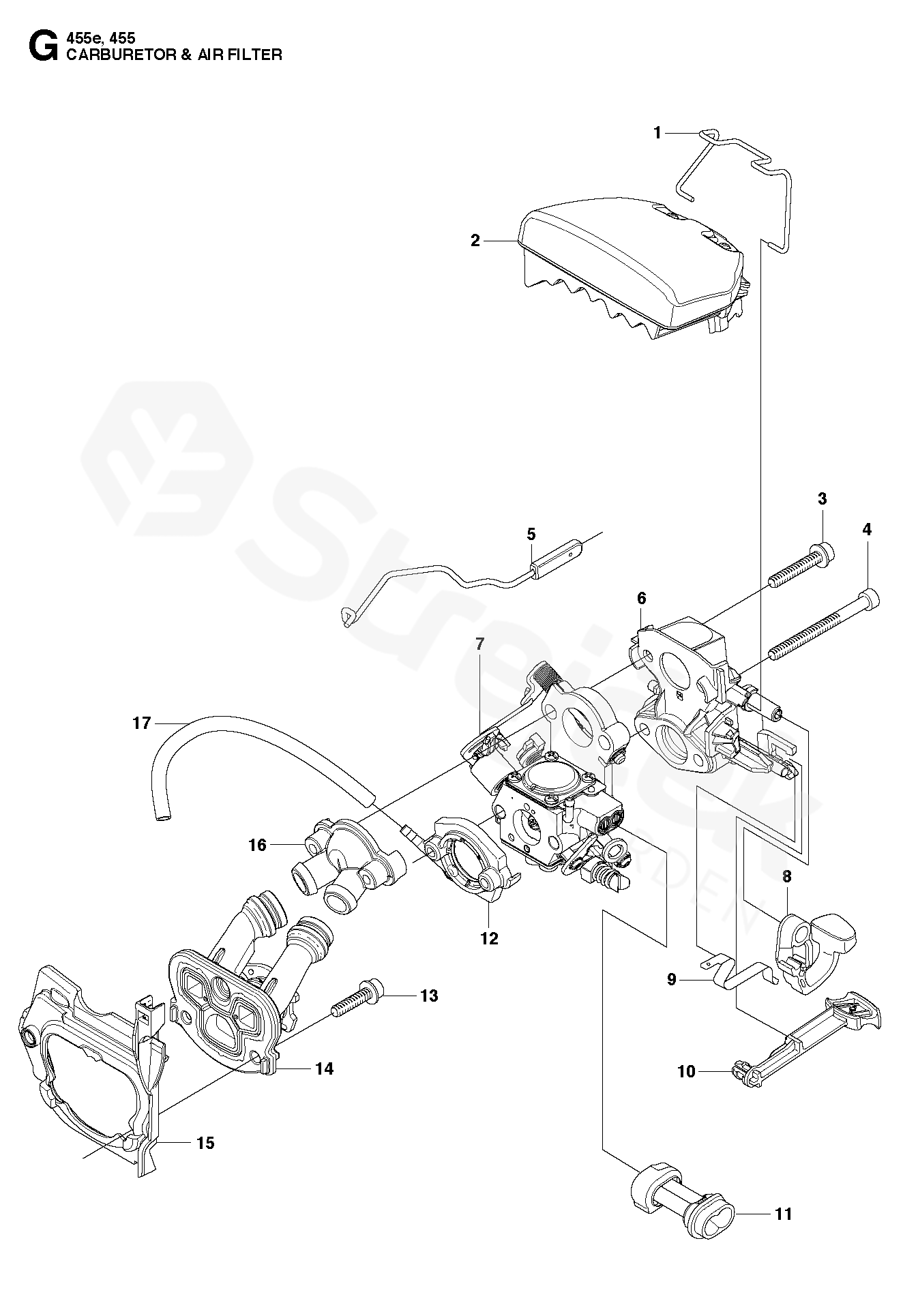 Spare parts - Partlist - 455 RANCHER 455 Rancher - KARBURÁTOR ...