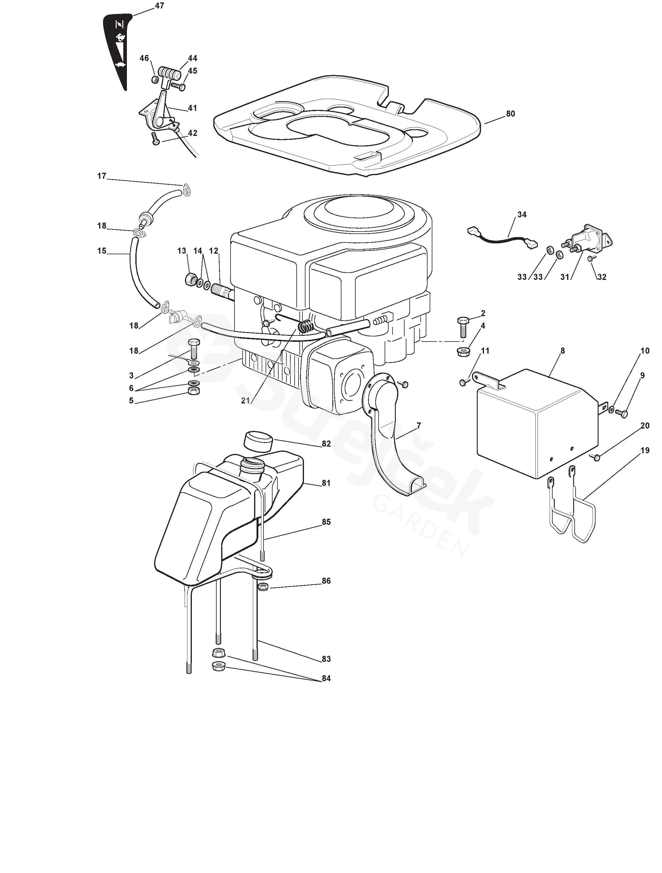 Spare parts - Partlist - SKIPPER 72 K SKIPPER 72 K (2002) - Engine - B ...