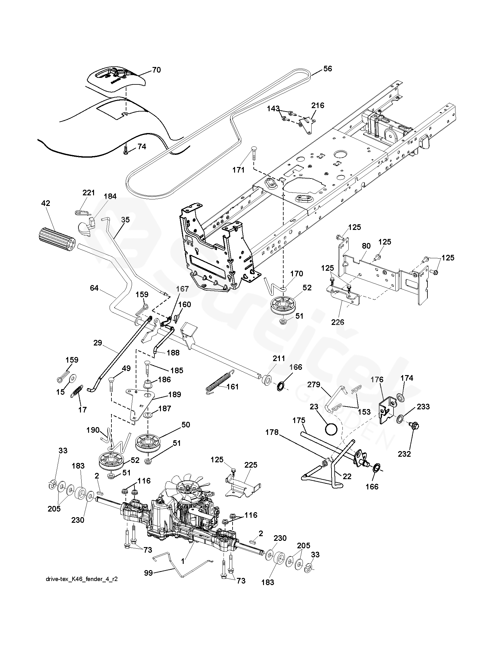 Spare parts - Partlist - M19542H M19542H, 96041017900, 2010-03 - DRIVE ...
