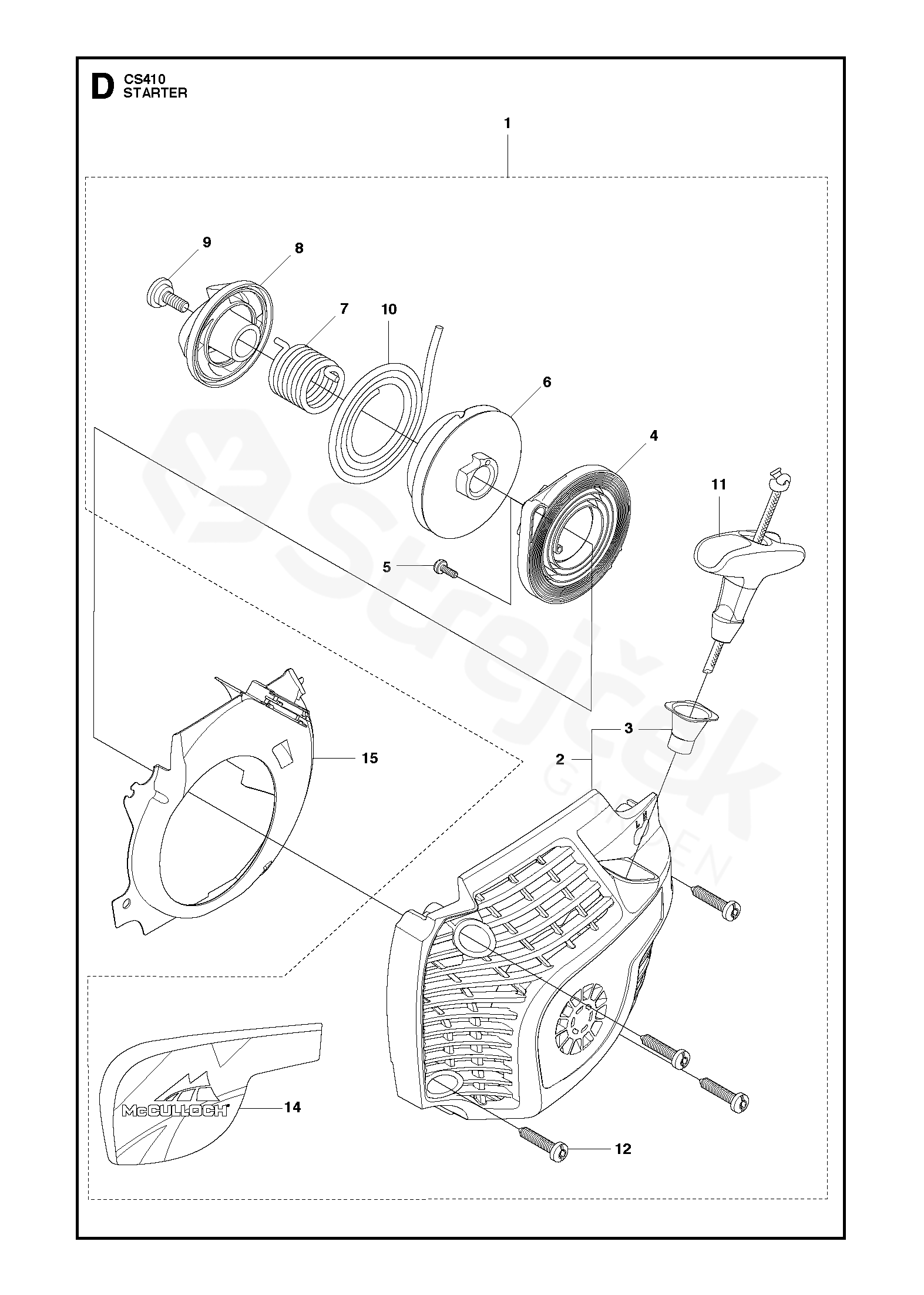 Spare parts - Partlist - CS410 CS410, 966631613, 966631615, 966631635 ...